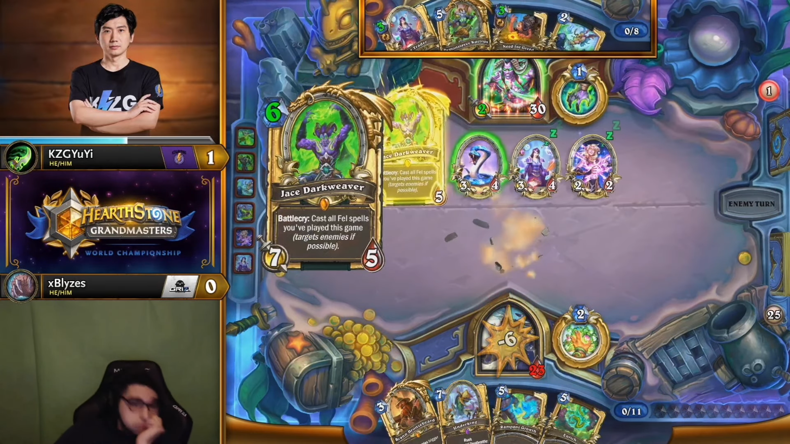 2022全球总决赛首日战况 深海羽翼小惕晋级八强-Bennidge-旅法师营地